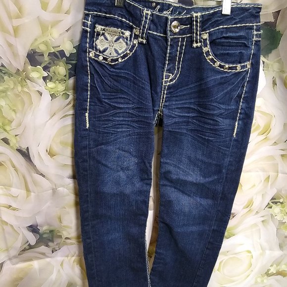 L.A. idol | Jeans | La Idol Womens Denim Bling Capris | Poshmark
